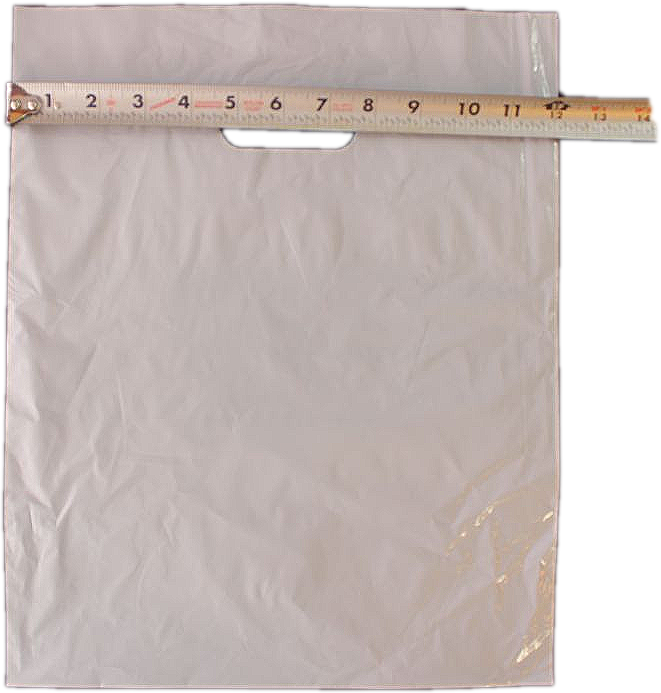 12" x 15" Colored PLASTIC MERCHANDISE Bags Retail Store Bags w/Die Cut ...