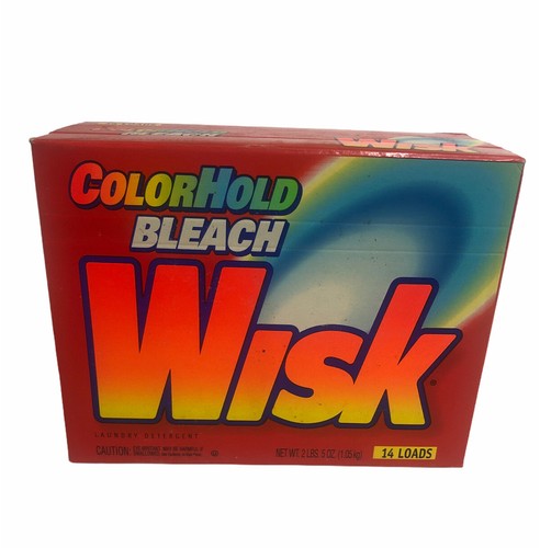 Wisk ColorHold Laundry Detergent Powder 2lbs 5 oz 1998 Lever Bros Co ...