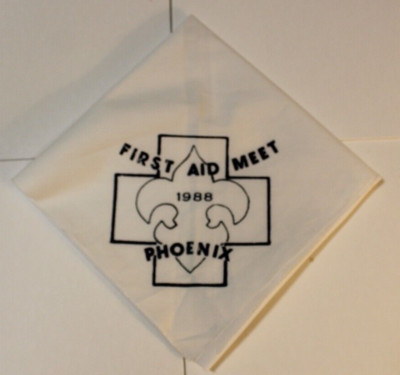Grand Canyon Council Phoenix Arizona, 1988 First Aid Meet Neckerchief ...