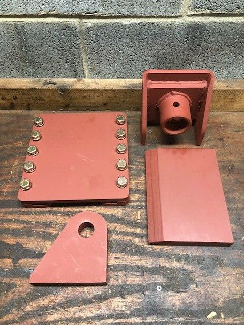 Log Splitter Slide Wedge Push Plate hydraulic cylinder Mount 6-1/2 ...