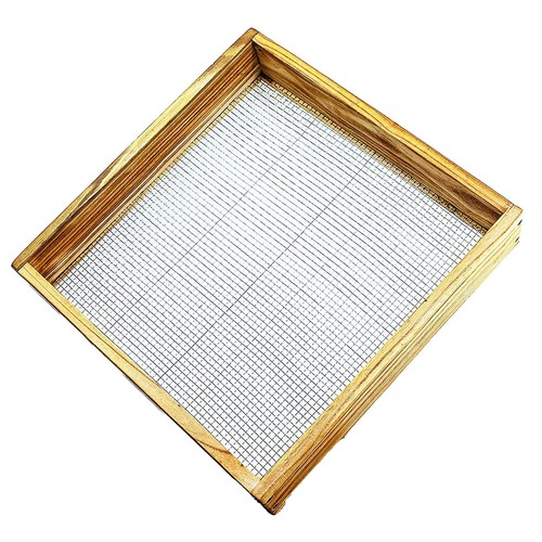 1pcs Wood Dirt Sieve Hand Garden Soil Screen, Multifunctional Handheld ...