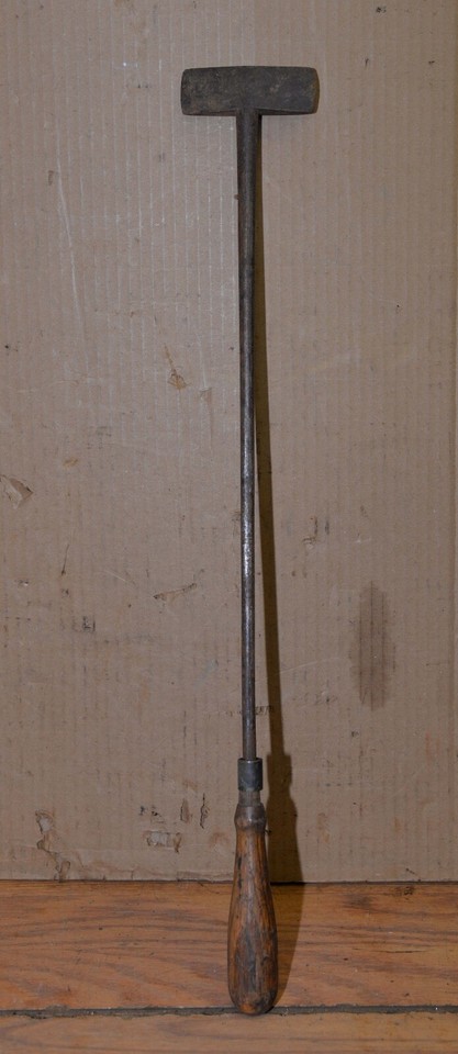 Rare antique blacksmith made hammer millstone saw blade collectible ...