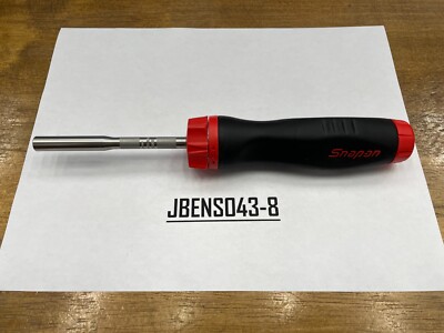 Snap-on Tools USA NEW RED Soft Grip Ratcheting Screwdriver w/ Bits ...