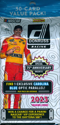 2023 Panini Donruss Racing NASCAR Factory Sealed Jumbo Value Fat Pack ...