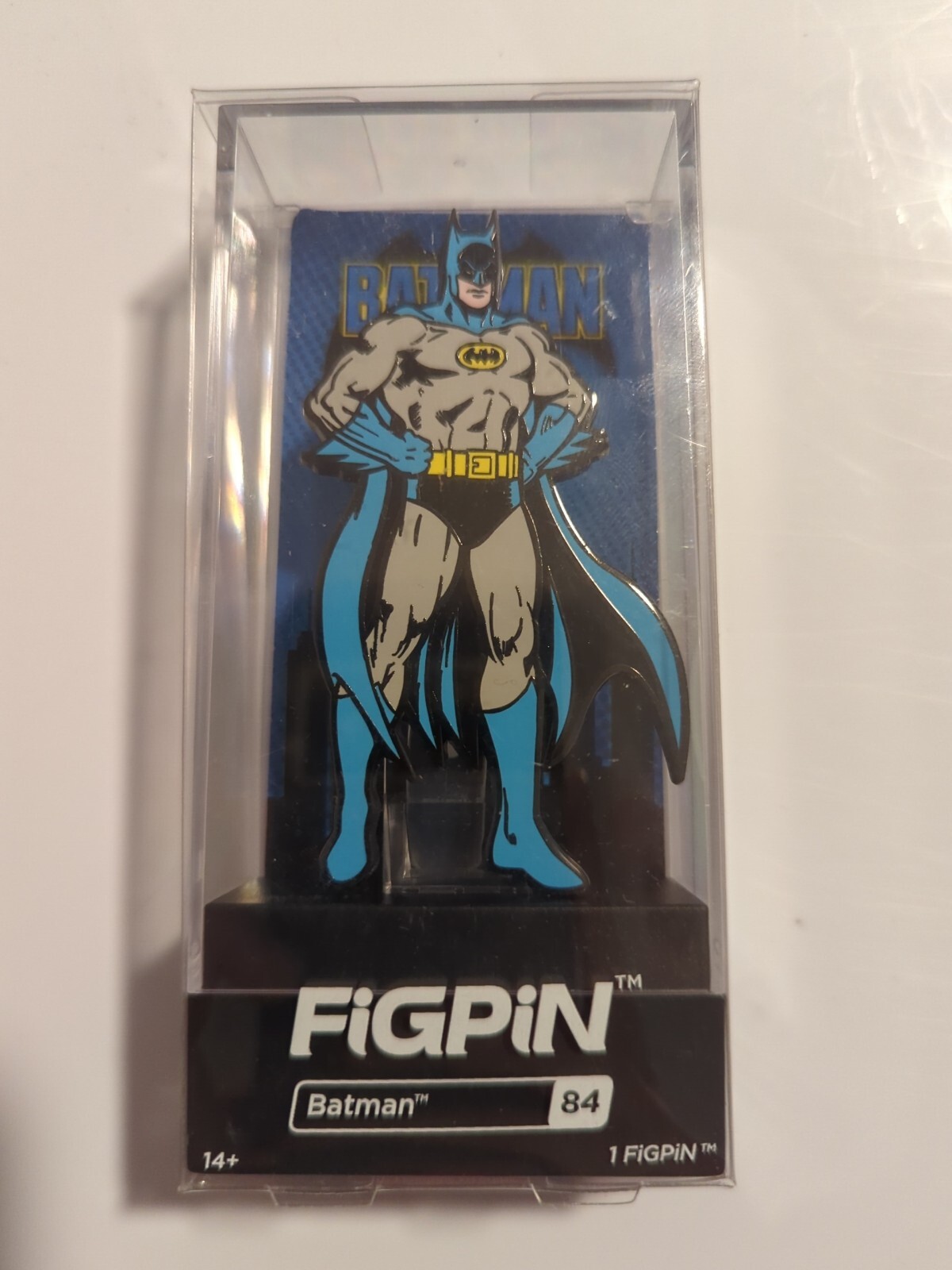 Batman Figpin #84 Silver Age Blue Grey Neal Adams Classic dc comics ...
