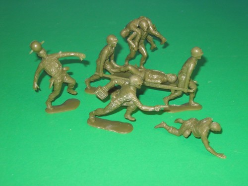 MARX WW II BATTLEGROUND AMERICAN MEDICAL TEAM & WOUNDED | eBay
