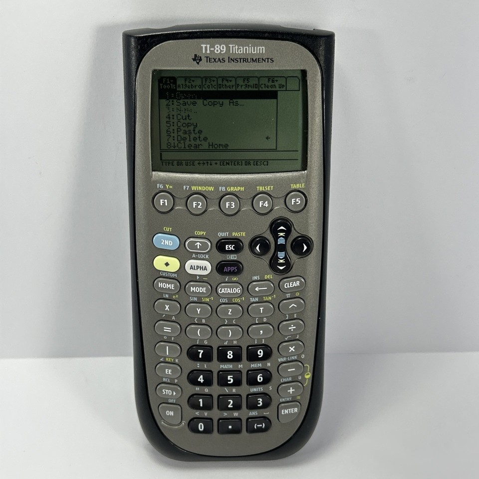 Texas Instruments TI-89 Titanium Graphing Calculator with Cover Tested ...
