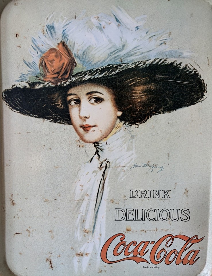 Vintage Coca‑Cola Hamilton King Serving Tray — Early 1900s — Original ...