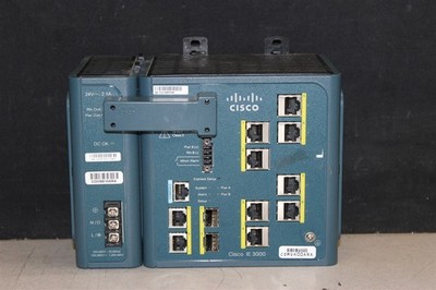 Cisco 3000 Series IE-3000-8TC 8-Ports DIN Rail Mountable Switch Managed ...