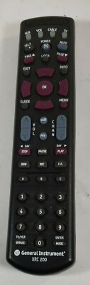 General Instrument Remote Control Model # XRC 100 | eBay