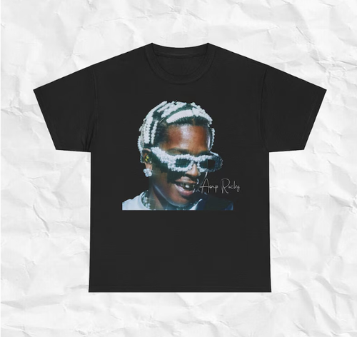 ASAP ROCKY T-Shirt, Asap Rocky Big Head Graphic, Asap Rocky merch, Rare ...