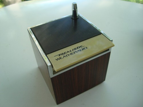 Realistic-Radio Shack-Weather Radio-Cube 12-181B -TESTED WORKING- w-NEW ...