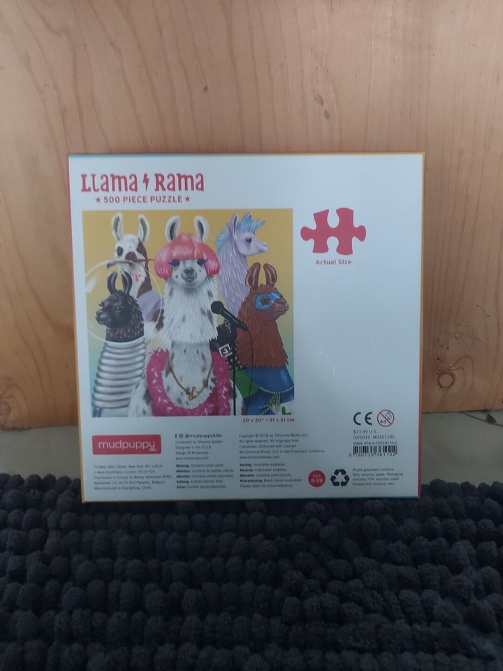 Mudpuppy Llama Rama 500 Piece Jigsaw Puzzle | eBay