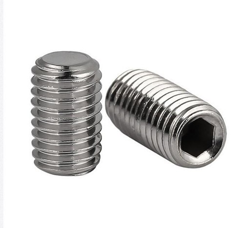 304 Stainless Steel Hex Socket Set Screws Flat Point Grub Screws M2-M16 ...