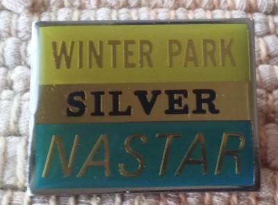 Winter Park Ski Silver NASTAR badge pin Resort Area | eBay