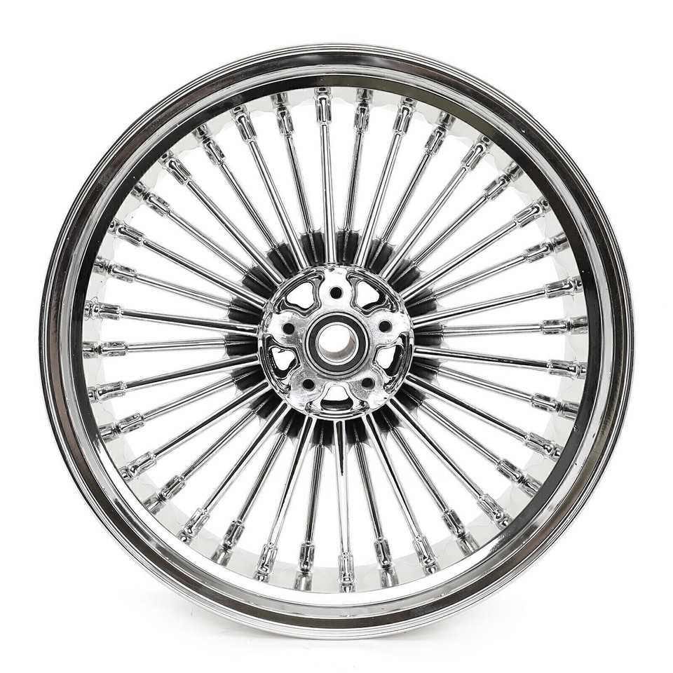 Fat Spoke Wheels Rims 21x2.15 18x5.5 for Harley Dyna Wide Glide Low ...