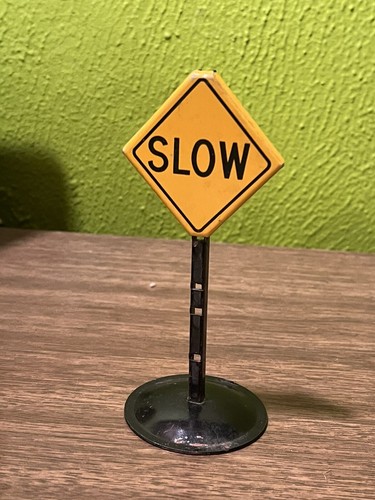 Vintage Tonka Toys Street Sign. "Slow" Road Sign | eBay