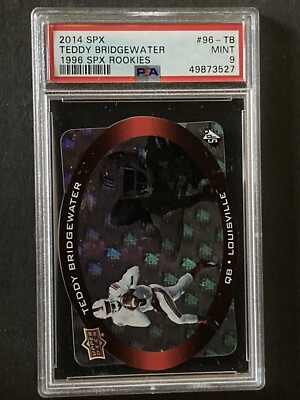 2014 SPx Teddy Bridgewater 1996 Design RC Mint PSA 9 | eBay