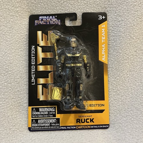 NEW ~ FINAL FACTION LIMITED EDITION ELITE "SERGEANT RUCK" ~ GOLD ...