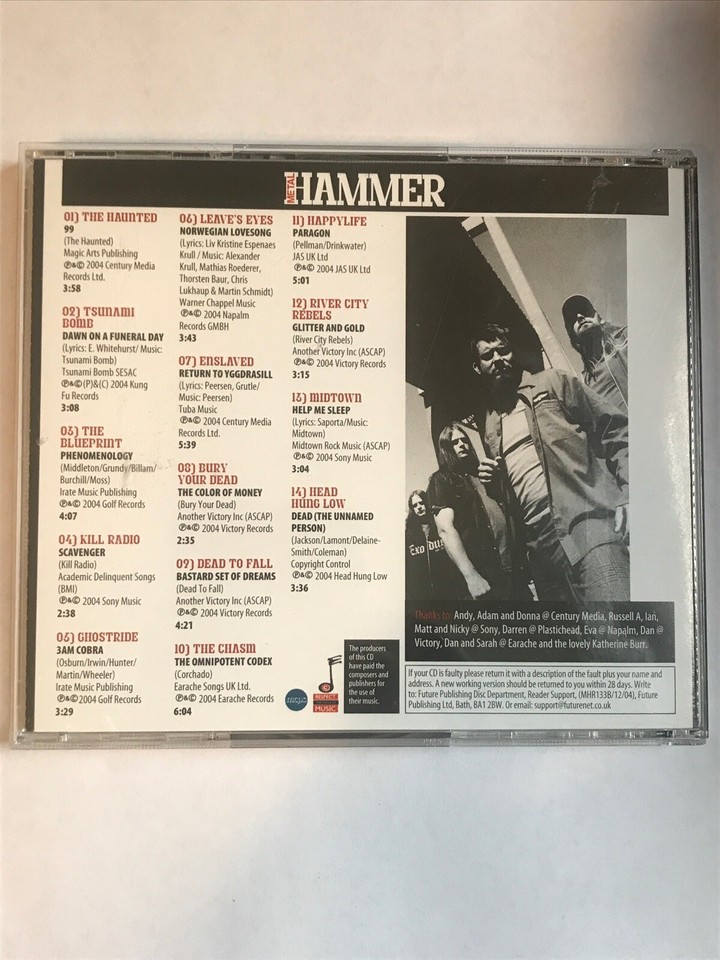 Metal hammer December 2004 (CD) 14 killer cuts Razor Vol. 10 | eBay