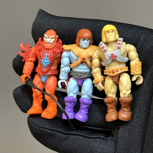 Lot 3 HE-MAN FAKER MOTU MEGA CONSTRUX Masters of the Universe figure ...
