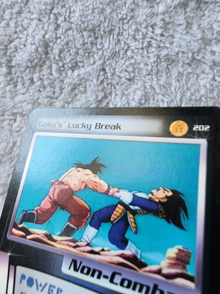DBZ Dragon Ball Z Goku's Lucky Break 202 CCG Unlimited Saiyan Saga MP ...