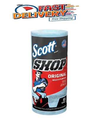 Scott Original Blue Shop Paper Towel Roll, (55 sheets per Roll) | eBay