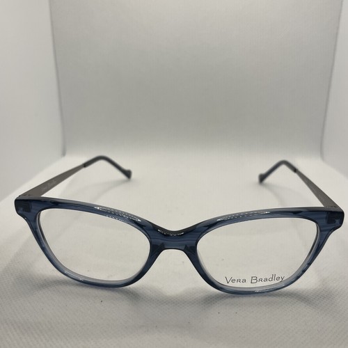 Vera Bradley orchid 51/18 135 cloud vine (clv) blue womens eyeglass ...