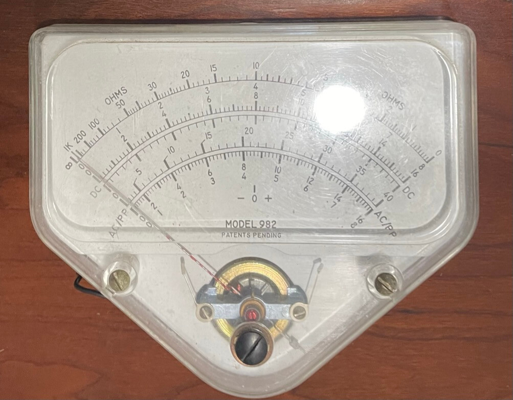 Vintage Weston Model 982 VTVM Meter | eBay