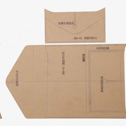 CraftyCreations: DIY Leather Wallet & Envelope Bag Template Kit ...