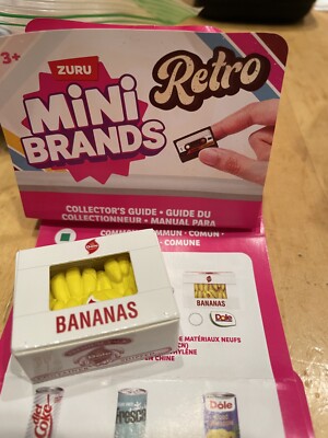 RETRO Mini Brands Zuru miniature box of DOLE bananas | eBay