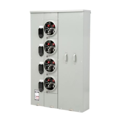 Siemens 4-Gang 600A 225 Amp WP6412RJB RINGLESS BYPASS Jaw UNI-PAK Meter ...