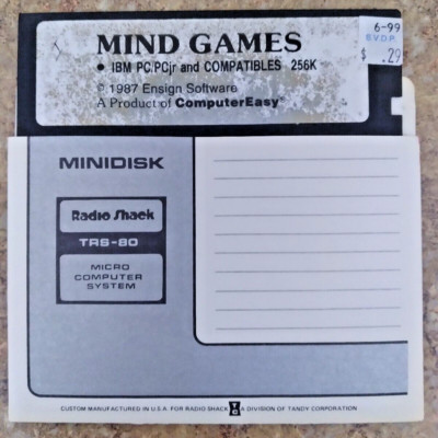 Vintage MIND GAMES IBM & Compatibles 5.25 Disk Only | eBay