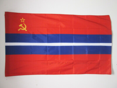 KIRGHIZ SOVIET SOCIALIST REPUBLIC FLAG 3' x 5' for a pole - KYRGYZSTAN ...