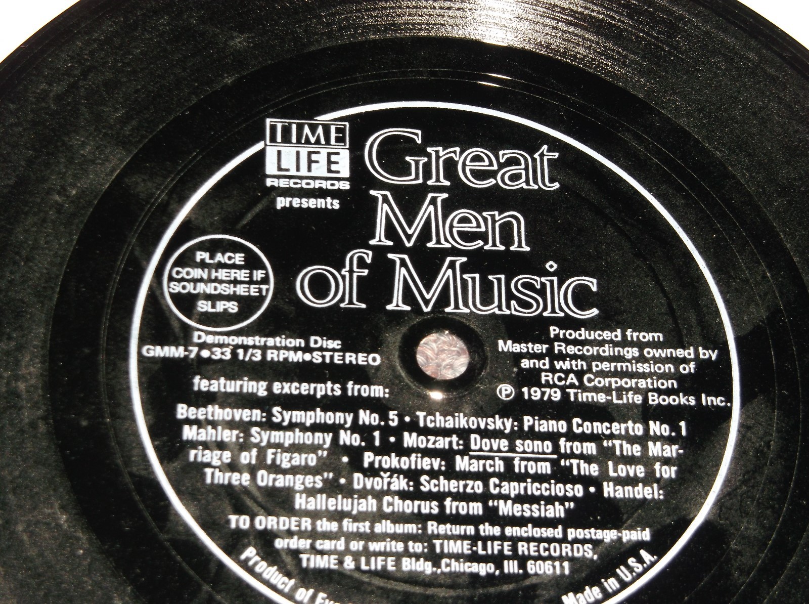 Great Men of Music Time Life promo flexi-disc record 1979 | eBay