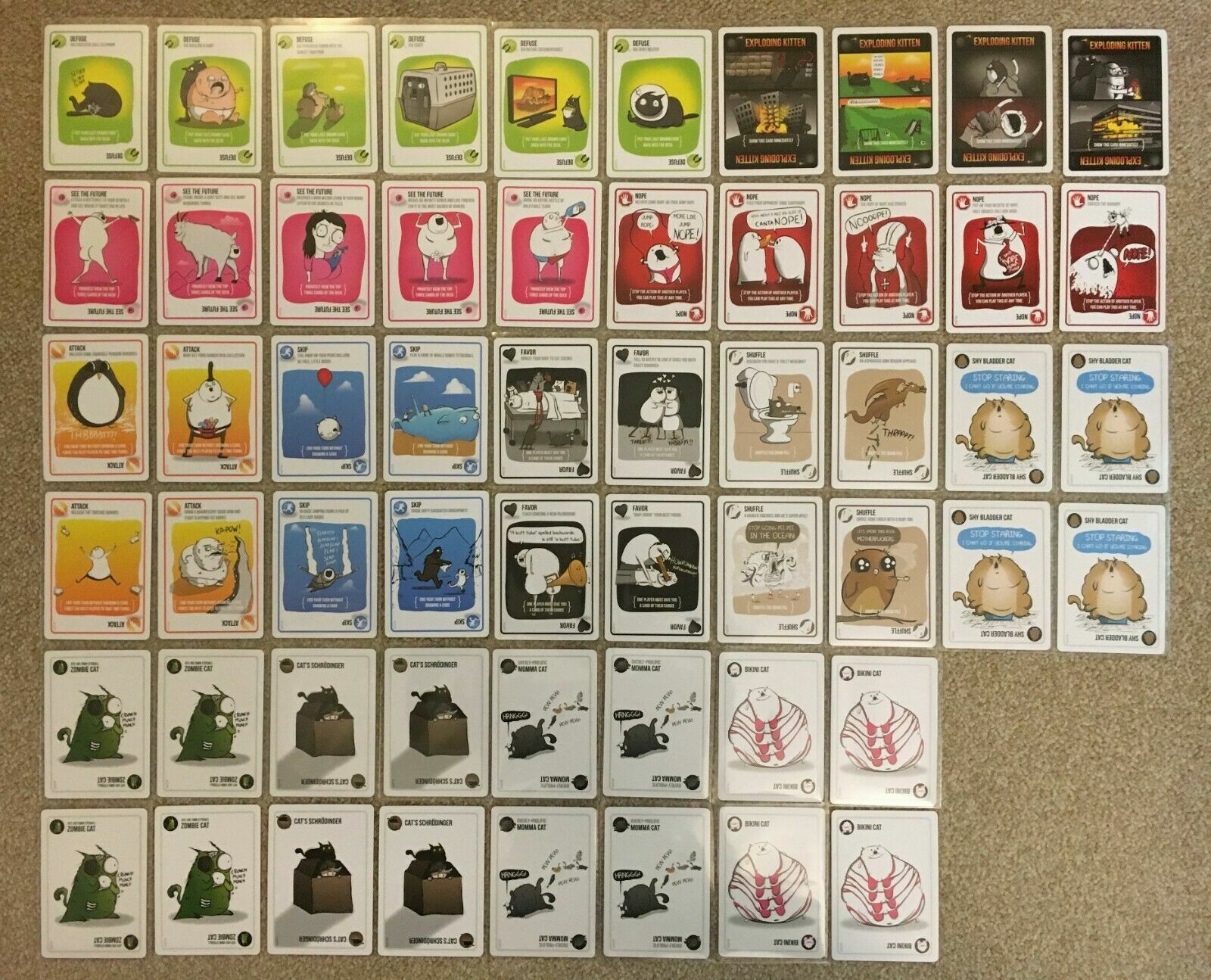 Exploding Kittens - Genuine spare duplicate individual replacement ...