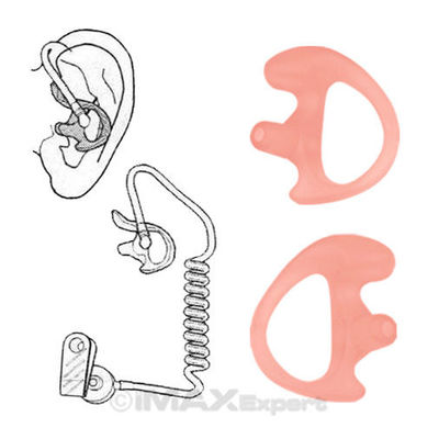 Open Ear Insert Earmold for Acoustic Tube Earpiece LEFT + RIGHT 0.96 ...