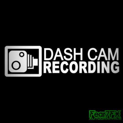 Dash Cam Recording Decal Sticker For Car Van Caravan 4x4 Security ...