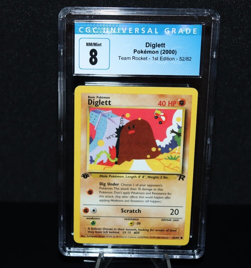 Pokémon TCG Diglett Team Rocket 52/82 Regular 1st Edition Common for ...