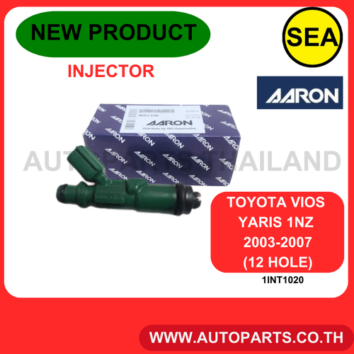 Injector Aaron For Toyota Vios 1NZ 2003-2007 (12 Hole) #1INT1020 (Unit ...