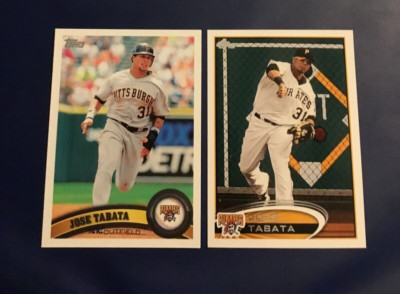 2011 & 2012 Topps #236 #545 JOSE TABATA Lot 2 Pittsburgh Pirates | eBay