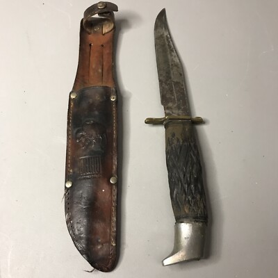 Vintage German Germany Buffalo Brand Ruko Solingen Bowie Skinner ...