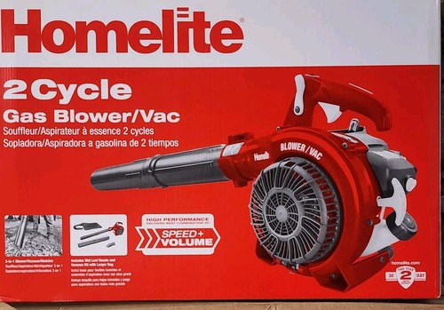 Homelite 2 Cycle High Performance Gas Blower/Vac With Nozzle/Tube Accessories | eBay