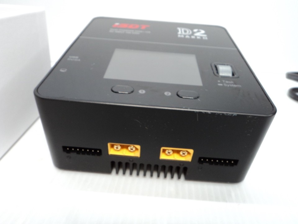 ISDT D2 Mark II LiPo Battery Balance Charger, Dual 200W 12A AC Channel ...