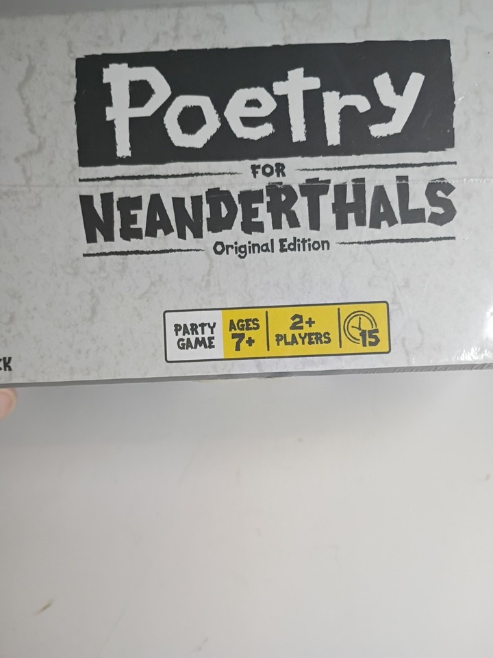 Poetry For Neanderthals Original Edition Sealed NEW 852131006303| eBay