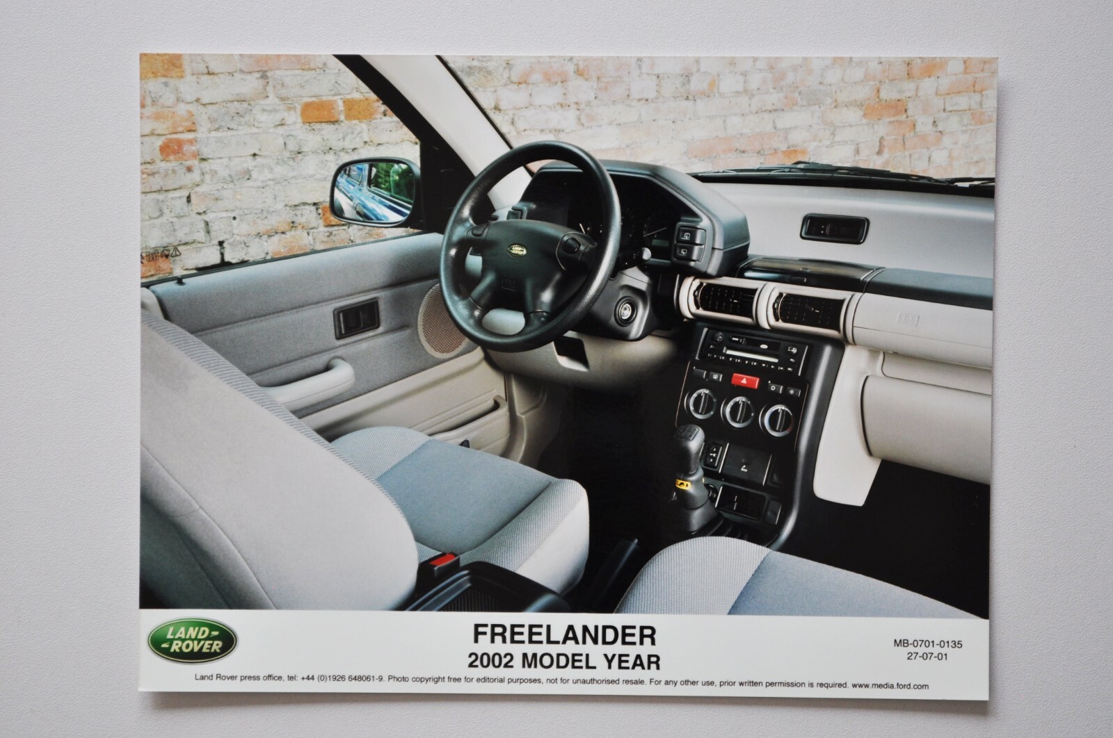 Car Press Photo - 2002 Land Rover Freelander - Interior View | eBay