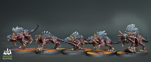 Infernal Flesh hounds of Khorne - age of sigmar ** COMMISSION ...