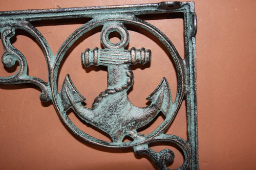 NAUTICAL Anchor Shelf Bracket,Mariners decor,beach decor,boats, gifts B ...