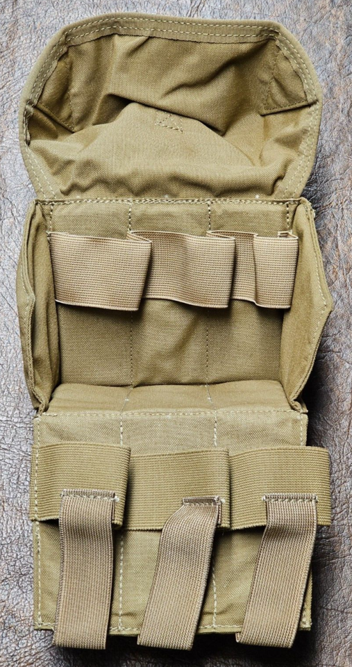 FirstSpear 40mm grenade 6 Pack 6/12 Coyote brown pocket pouch 40 mm HE ...