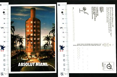ABSOLUT VODKA COLLECTION N° 87 - ABSOLUT MIAMI - 57759 | eBay